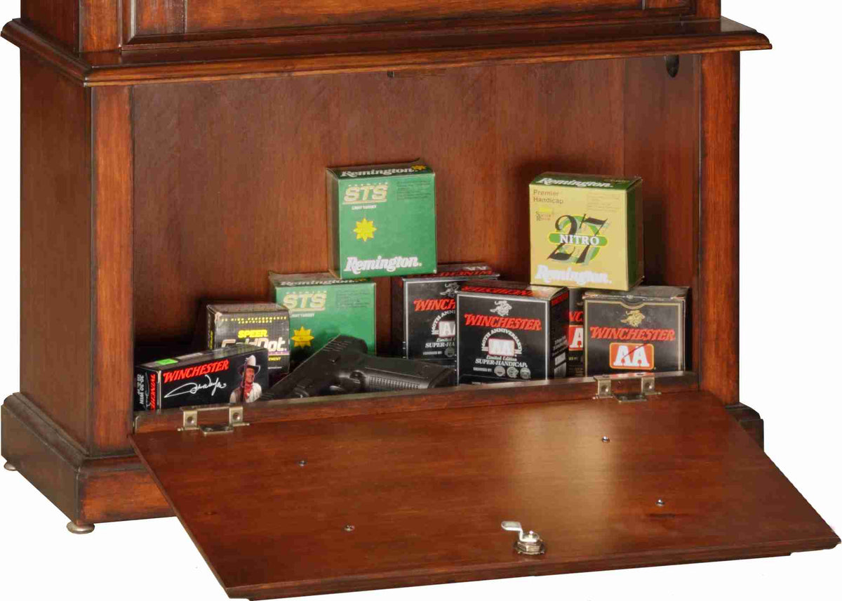 8 Gun Cabinet - Wood & veneer with glass display window – Premier Gun ...